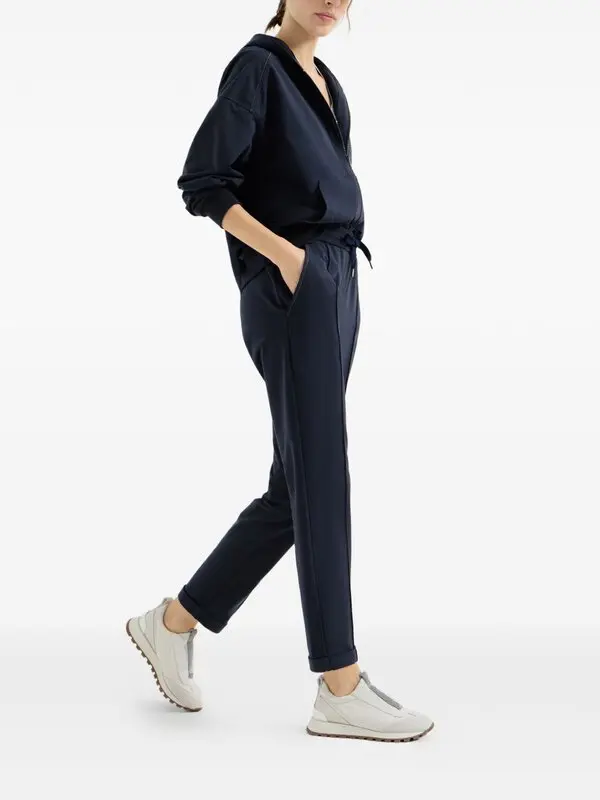 Brunello Cucinelli Cotton Drawstring Trousers