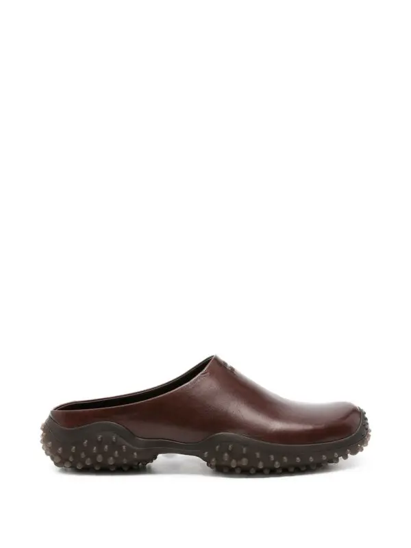 Miu Miu Leather Slippers