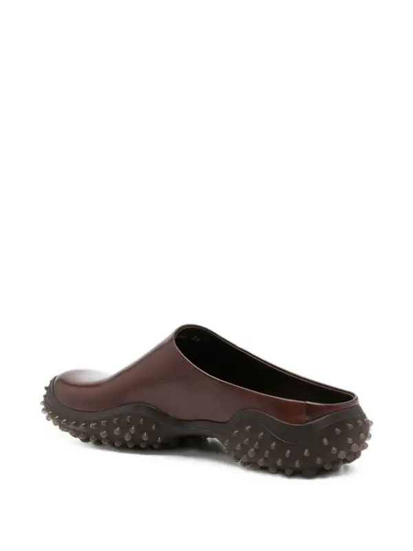 Miu Miu Leather Slippers