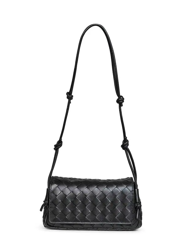 Bottega Veneta Black Notturno Crossbody Bag - Multicolor