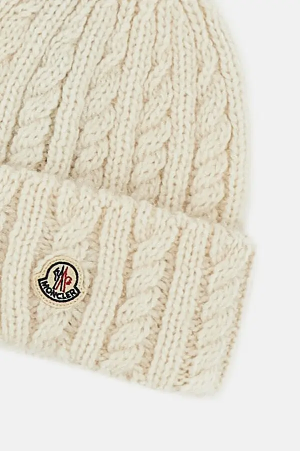 Moncler Cable-knit Wool Beanie - Multicolor