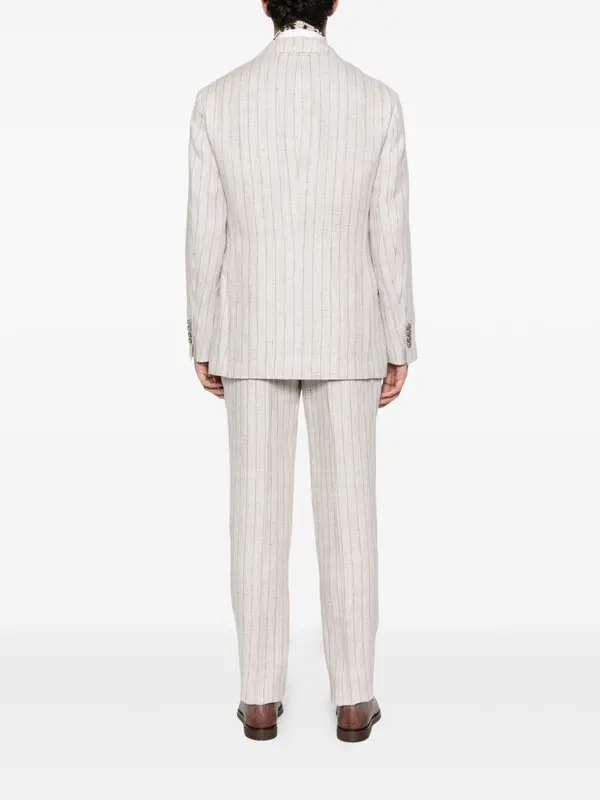 Brunello Cucinelli Linen Double-breasted Suit