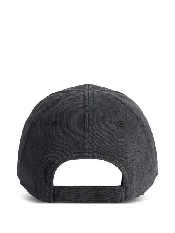 Balenciaga Logo Cotton Baseball Cap - Multicolor