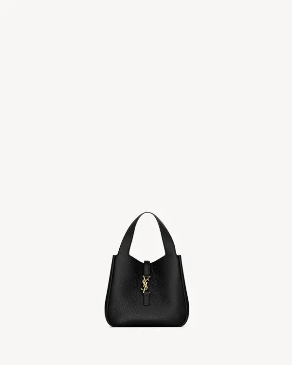 Saint Laurent Le 5 À 7 Baby Bea In Grained Leather