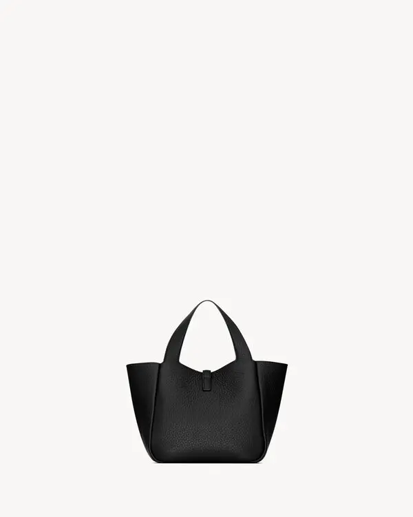 Saint Laurent Le 5 À 7 Baby Bea In Grained Leather