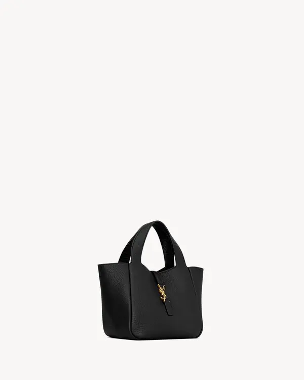 Saint Laurent Le 5 À 7 Baby Bea In Grained Leather