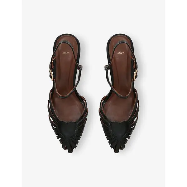ANONYMOUS COPENHAGEN Keesha Leather Heeled Sandals