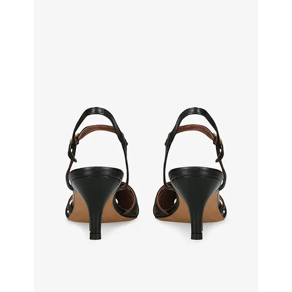 ANONYMOUS COPENHAGEN Keesha Leather Heeled Sandals
