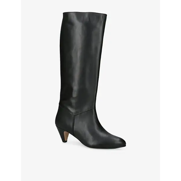 ANONYMOUS COPENHAGEN Jasmina Leather Heeled Knee-high Boots