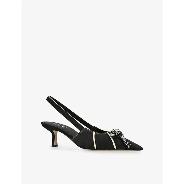 Rodo Tess 55 Suede Heeled Mules