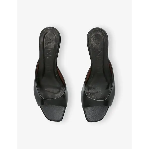 ANONYMOUS COPENHAGEN Mazy 55 Leather Heeled Mules