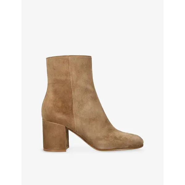GIANVITO ROSSI Joelle 70 Suede Ankle Boots