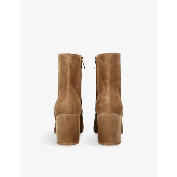 GIANVITO ROSSI Joelle 70 Suede Ankle Boots