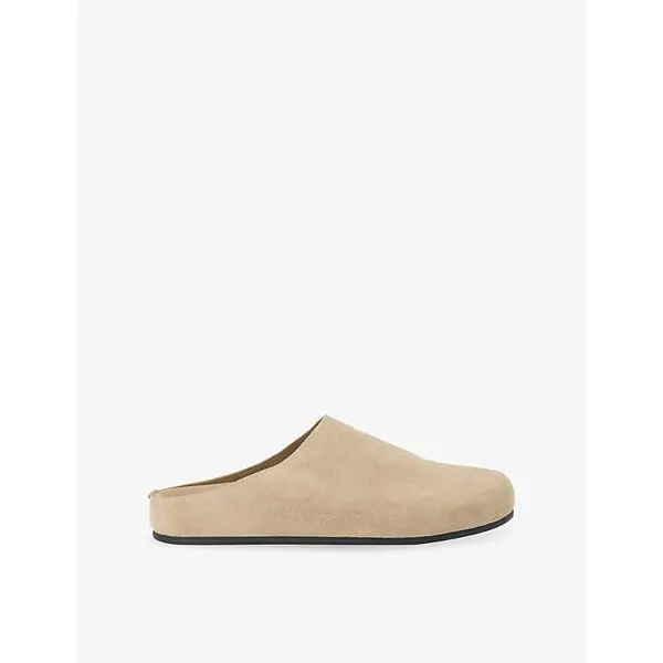 DUNE Galinna Suede Mules - Taupe Suede