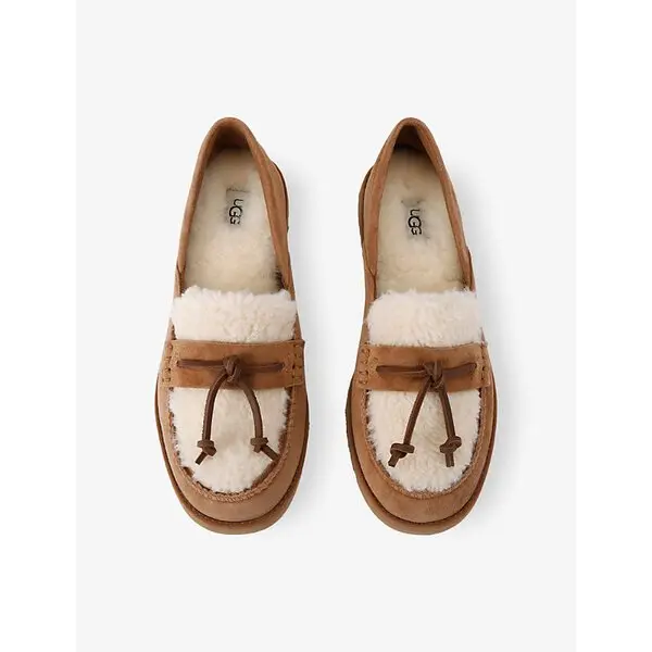 UGG Zora Suede And Shearling Loafers
