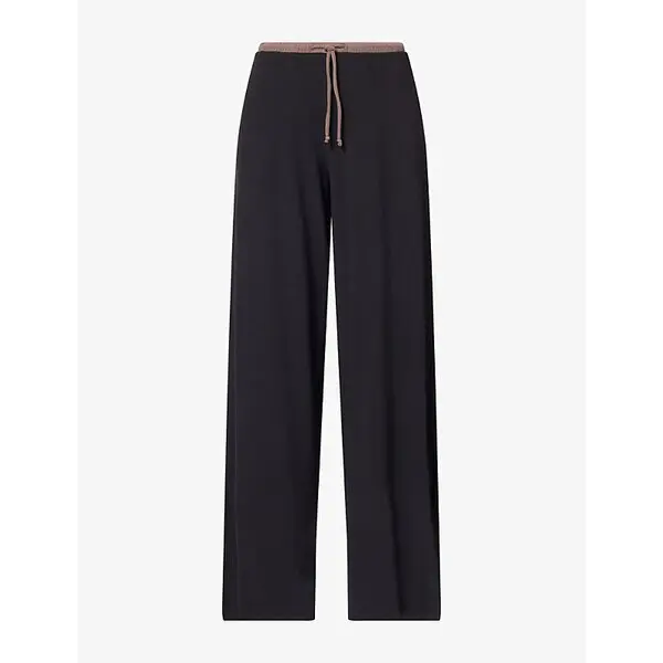 TALA 365 Sculpt Drawstring Knitted Trousers - Black