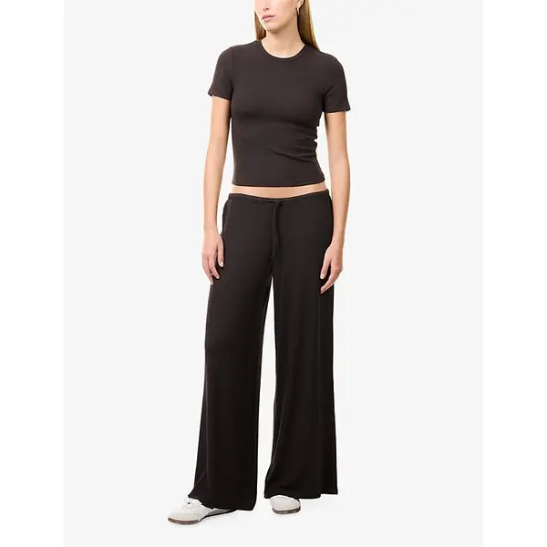 TALA 365 Sculpt Drawstring Knitted Trousers - Espresso