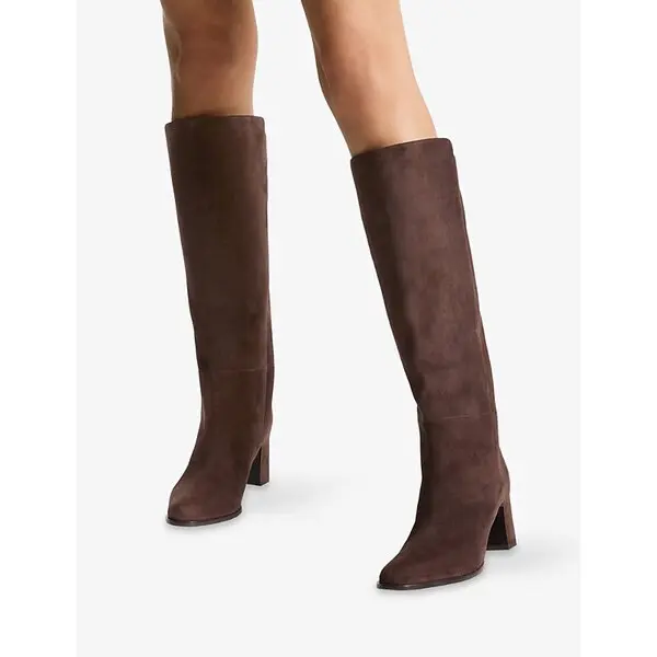 JIMMY CHOO Caly 65 Suede Knee-high Boots