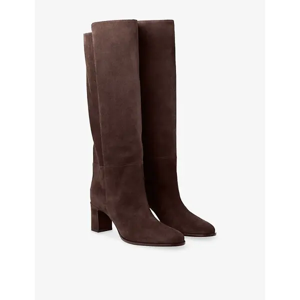 JIMMY CHOO Caly 65 Suede Knee-high Boots