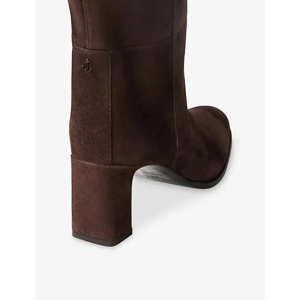 JIMMY CHOO Caly 65 Suede Knee-high Boots