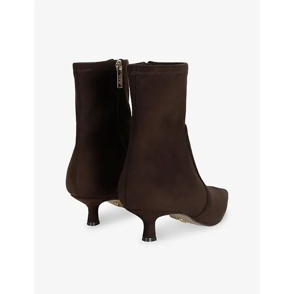 Steve Madden Checklist Faux-suede Heeled Ankle Boots