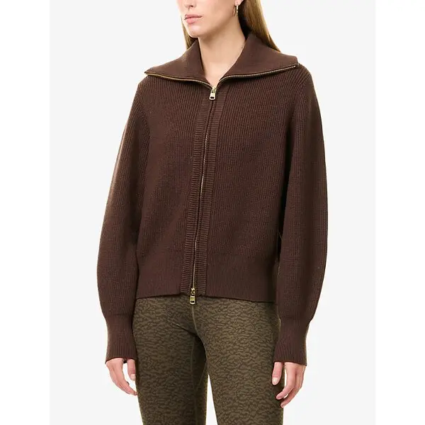 Varley Enrico Zip-up Knitted Cardigan