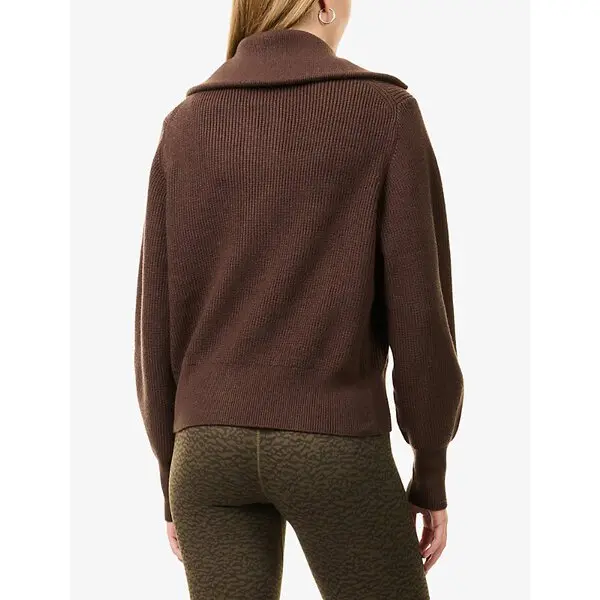 Varley Enrico Zip-up Knitted Cardigan