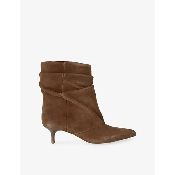 Steve Madden Flux Suede Heeled Ankle Boots