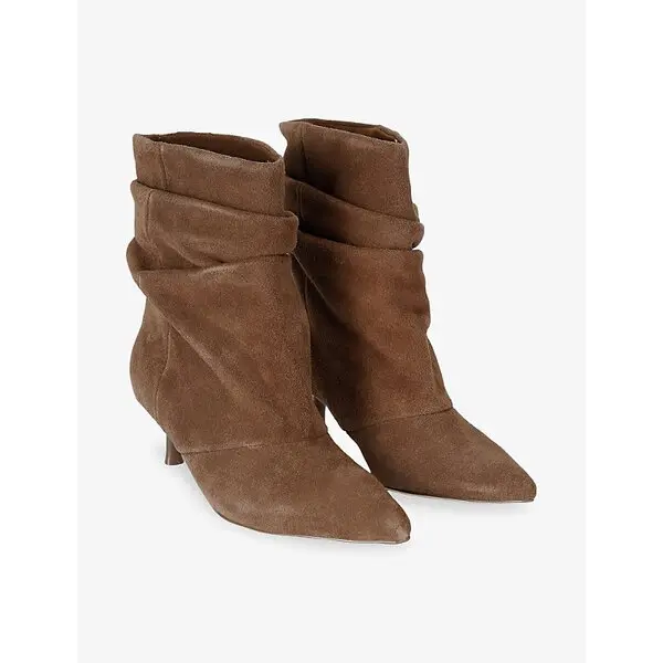 Steve Madden Flux Suede Heeled Ankle Boots