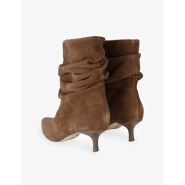 Steve Madden Flux Suede Heeled Ankle Boots