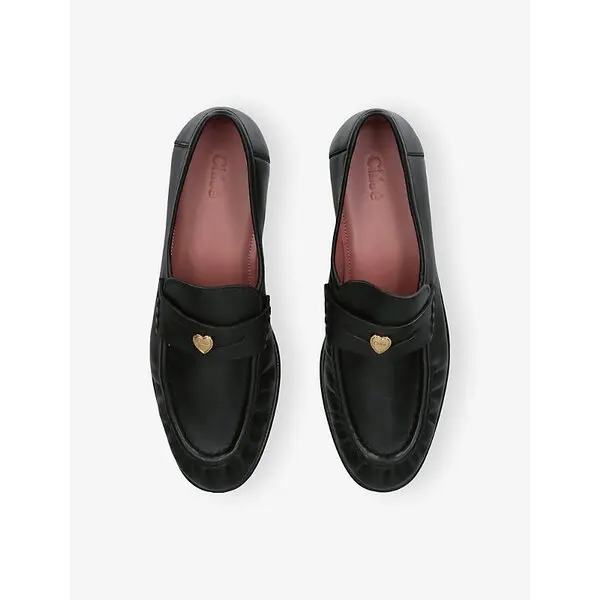 Chloé Letti Leather Loafers