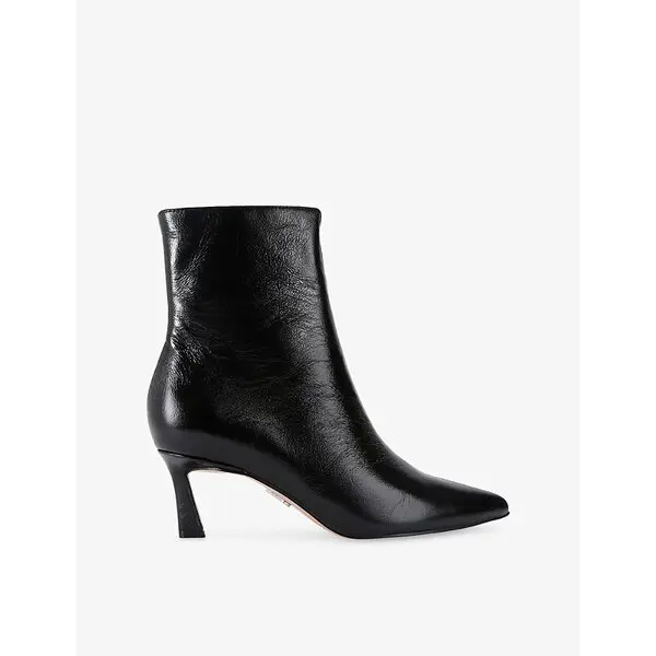 Steve Madden Lulah Leather Heeled Ankle Boots