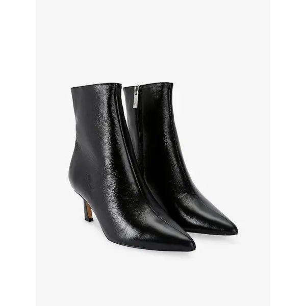 Steve Madden Lulah Leather Heeled Ankle Boots