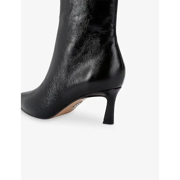 Steve Madden Lulah Leather Heeled Ankle Boots
