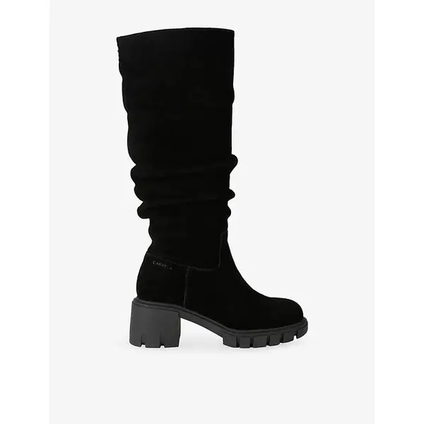 Carvela Ignite Suede Heeled Knee-high Boots