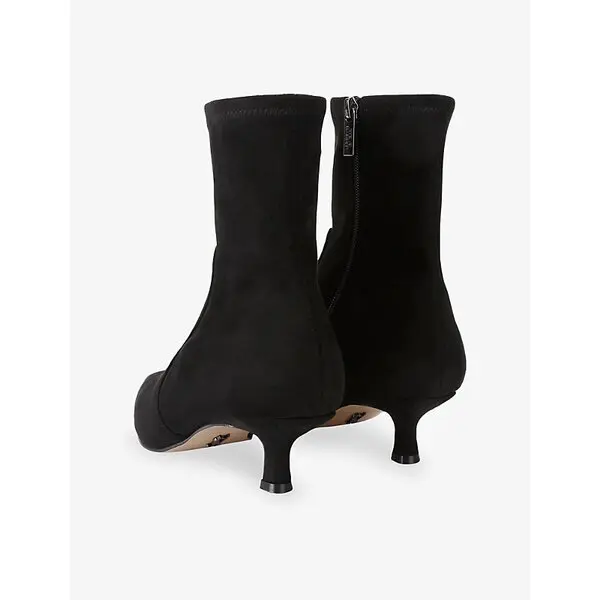 Steve Madden Checklist Faux-suede Heeled Ankle Boots