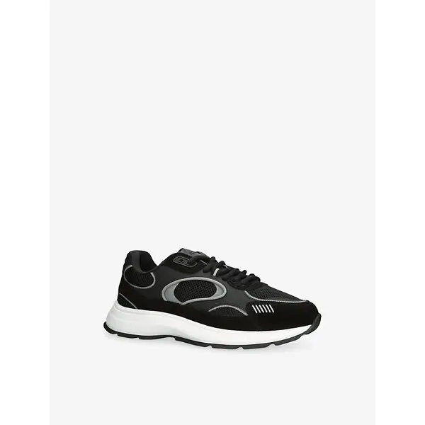 ARNE Circuit Mesh And Leather Trainers