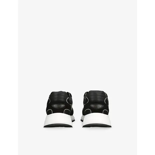 ARNE Circuit Mesh And Leather Trainers