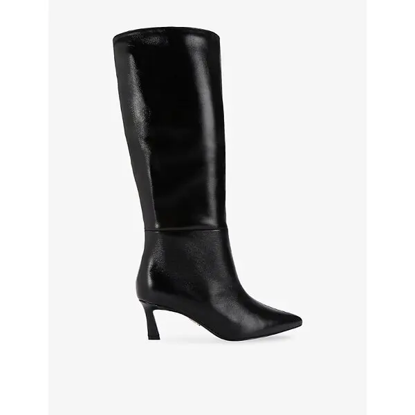 Steve Madden Lavan Leather Heeled Knee-high Boots