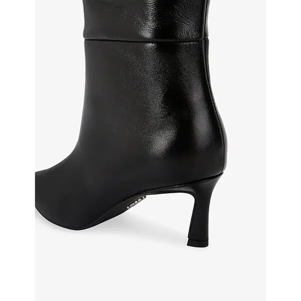 Steve Madden Lavan Leather Heeled Knee-high Boots