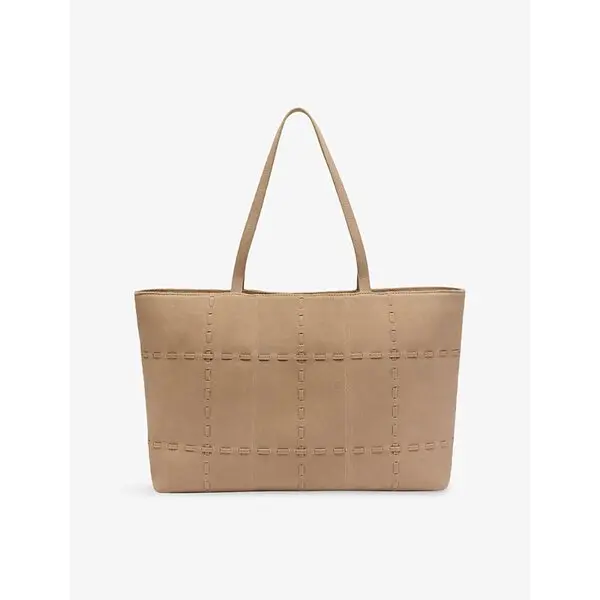 Whistles Whipstitch Suede Tote Bag