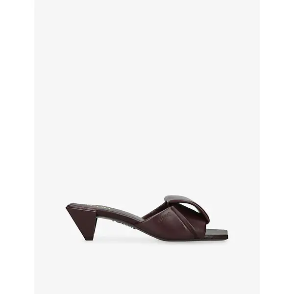 Loewe Origami Slide 45 Leather Mules