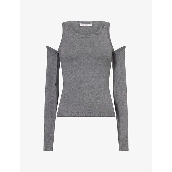 Gimaguas Sky Cut-out Knit Jumper - Grey