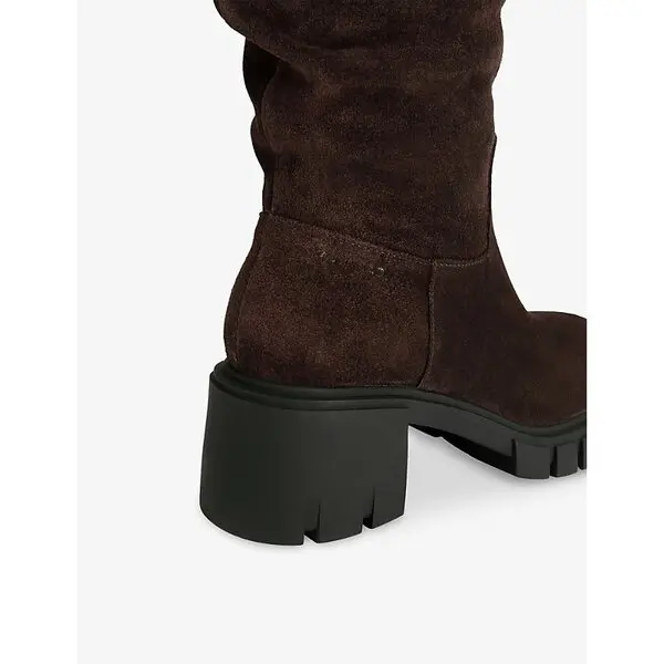 Carvela Ignite Suede Heeled Knee-high Boots
