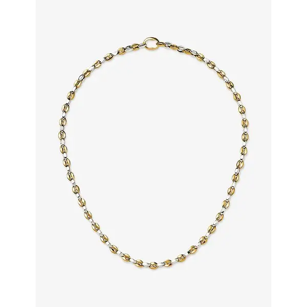MISSOMA Mariner 18ct Gold Pvd And Platinum Pvd Plated Sterling- Silver Chain Necklace - Mixed