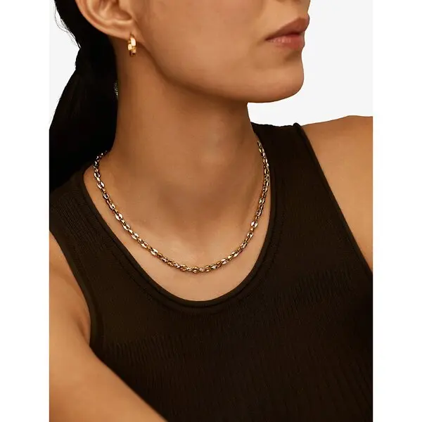 MISSOMA Mariner 18ct Gold Pvd And Platinum Pvd Plated Sterling- Silver Chain Necklace - Mixed