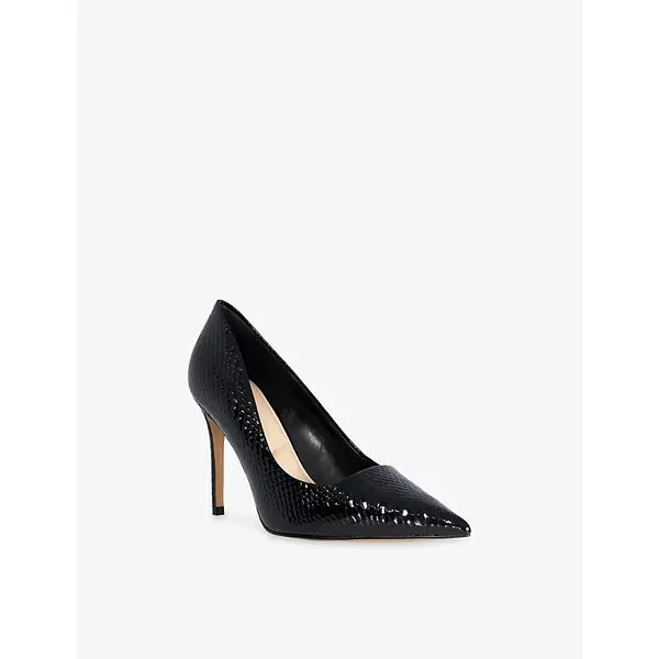 DUNE Assured Leather Heeled Courts