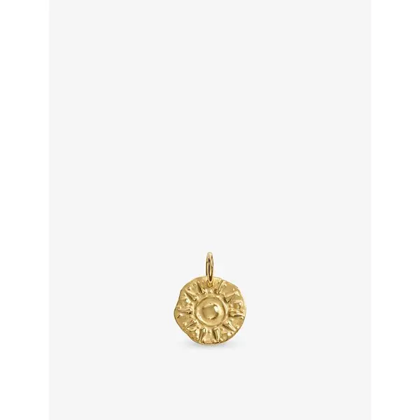 Monica Vinader Sun 18ct Vermeil Pendant