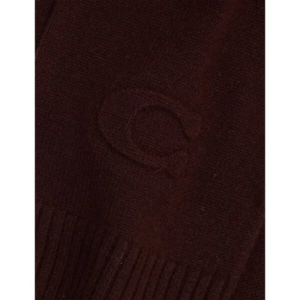 COACH Logo-embossed Wool-blend Scarf