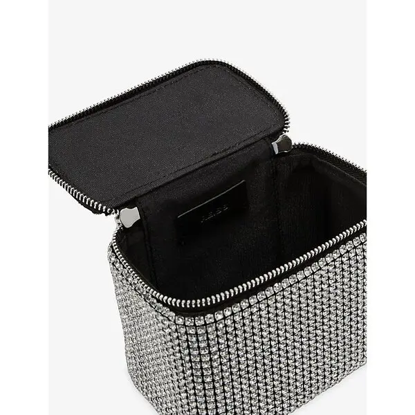 REISS Nova Mini Crystal-embellished Cross-body Bag